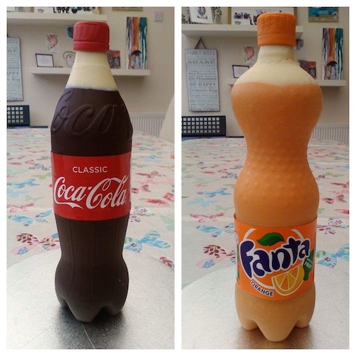 HowToCookThat : Cakes, Dessert & Chocolate | Fanta Bottle Cake ...