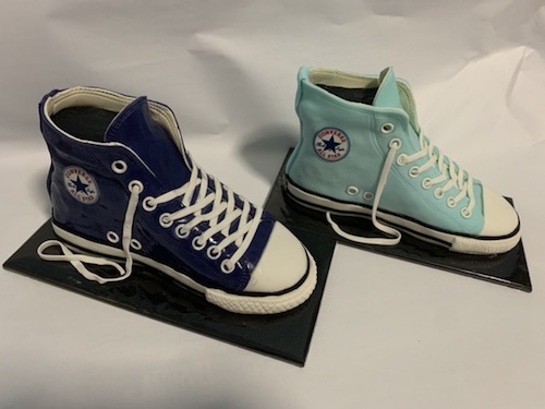 HowToCookThat : Cakes, Dessert & Chocolate | Converse Shoe Cake Tutorial - HowToCookThat : Cakes ...