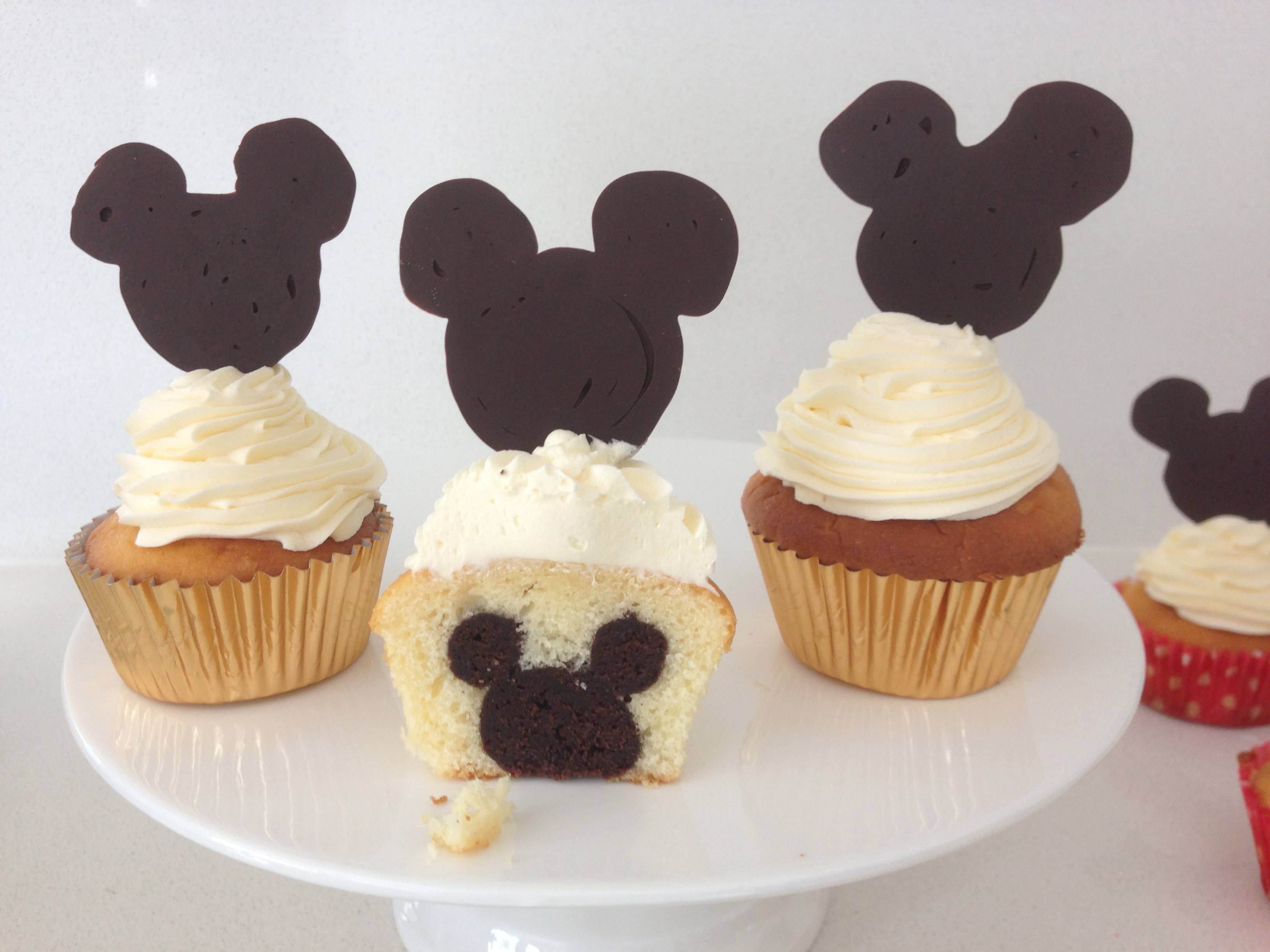HowToCookThat Cakes Dessert Chocolate Mickey Mouse Cupcakes With HowToCookThat Cakes Dessert Chocolate Mickey Mouse Cupcakes With