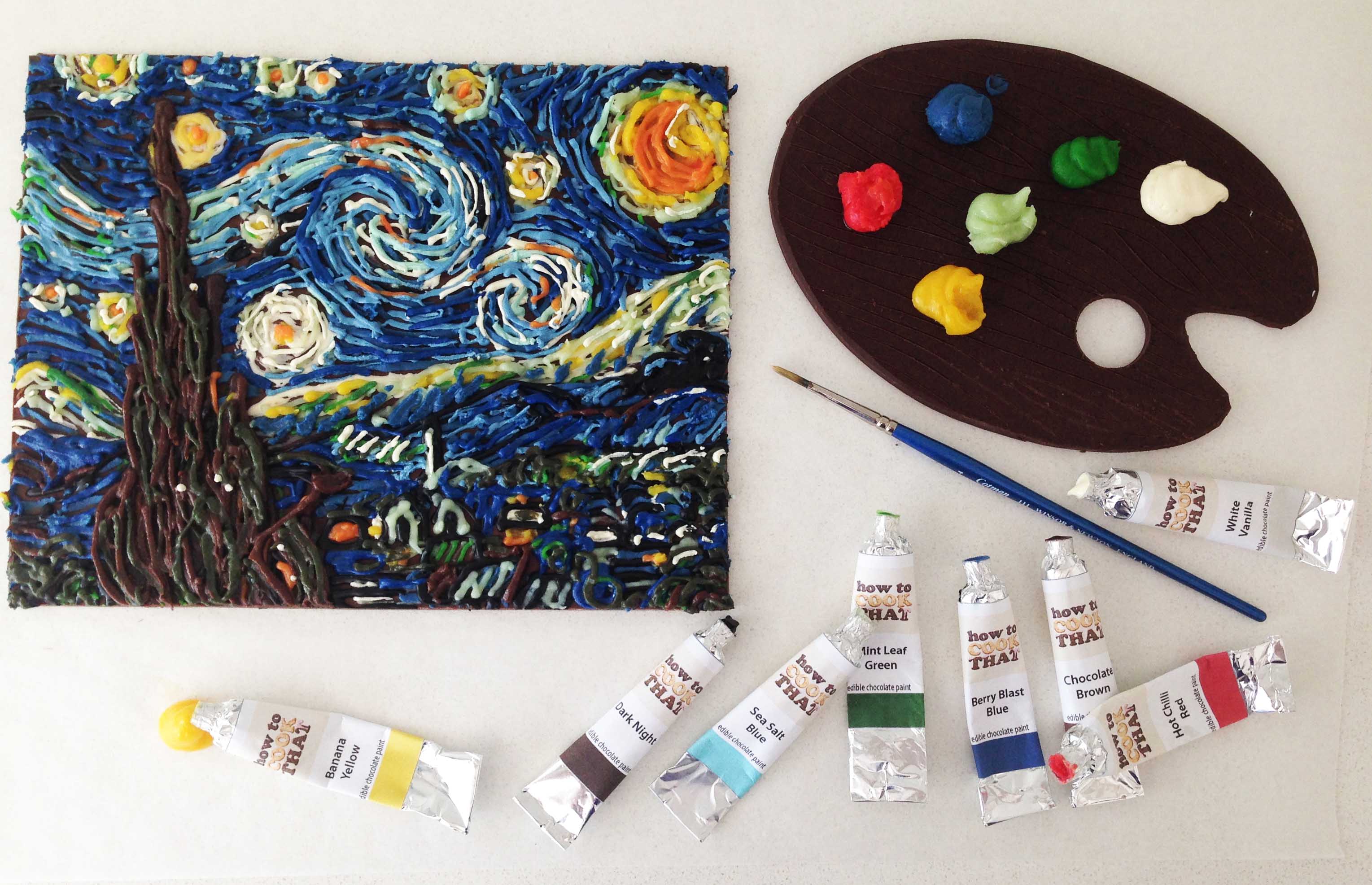 HowToCookThat : Cakes, Dessert & Chocolate | Chocolate Food Art Starry ...