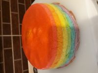 HowToCookThat : Cakes, Dessert & Chocolate | Rainbow Steam Cake Recipe ...