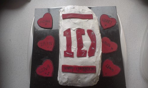 One Direction Cake Harry