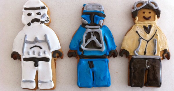 HowToCookThat : Cakes, Dessert & Chocolate | LEGO Man Biscuits ...