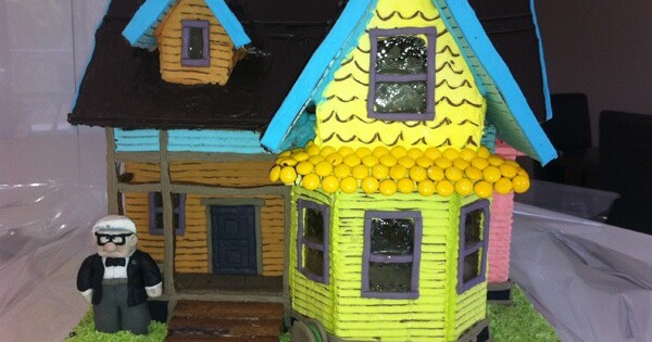 HowToCookThat : Cakes, Dessert & Chocolate | Gingerbread House Pattern ...