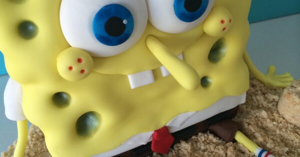HowToCookThat : Cakes, Dessert & Chocolate | Spongebob Cake Tutorial ...