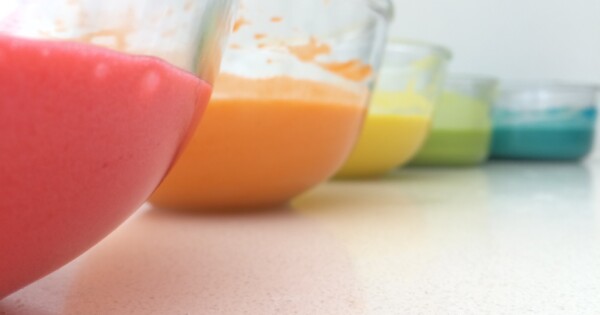 HowToCookThat : Cakes, Dessert & Chocolate | Rainbow Steam Cake Recipe ...