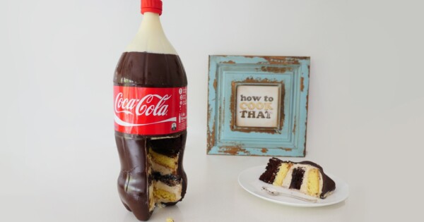 HowToCookThat : Cakes, Dessert & Chocolate | Coca-Cola Bottle Cake ...
