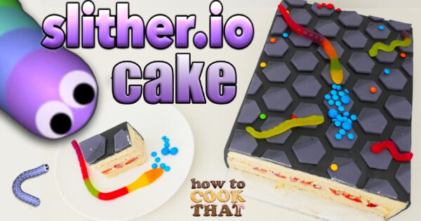HowToCookThat : Cakes, Dessert & Chocolate | Slither.io Cake ...